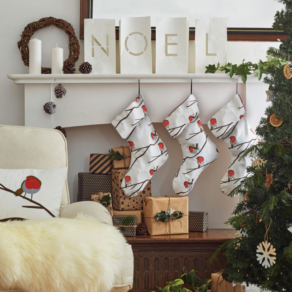 Robin Christmas Stocking