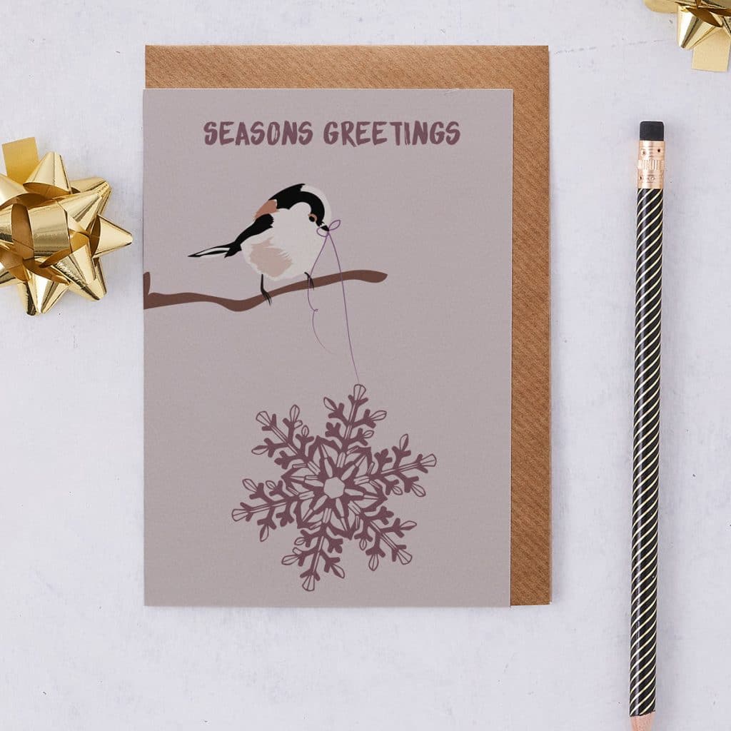 Designer Christmas Wrapping Paper - Tropical Birds