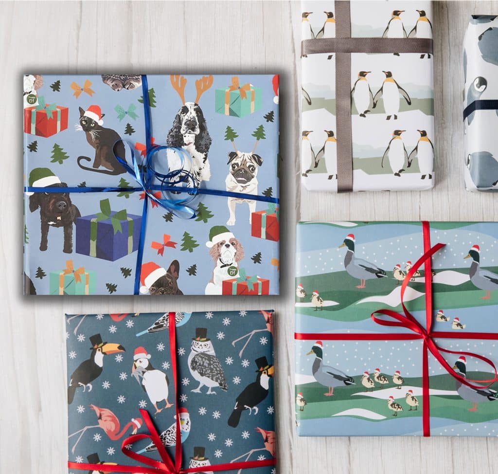 Designer Penguin Wrapping Paper - Penguins